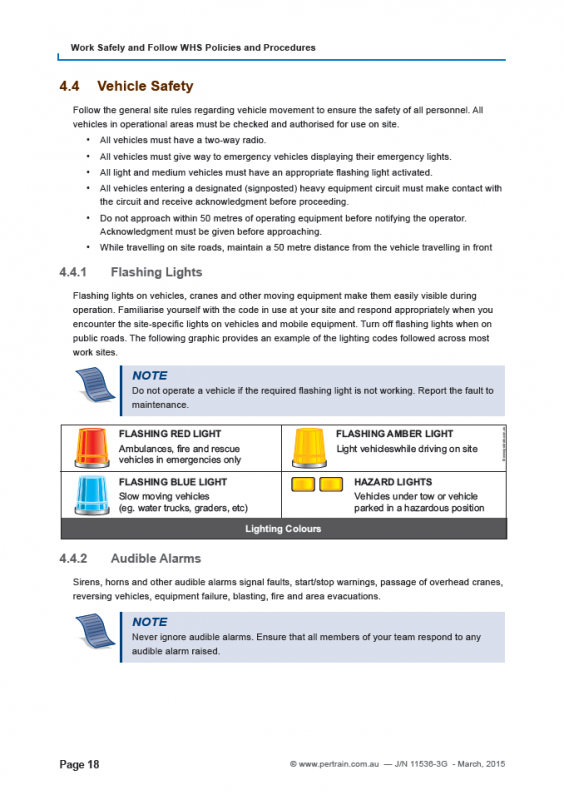 Work Safely and Follow WHS Policies and Procedures - RIIWHS201E