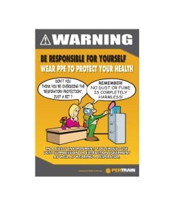 Dust Protection Safety Poster | Pertrain Pty Limited