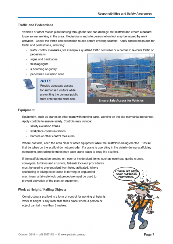 Conduct Intermediate Scaffolding Operations (RIIHAN302D) - Training Package