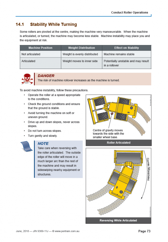 Conduct Roller Operations (RIIMPO317F) - Training Package