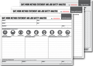 Safe Work Method Statement / Job Safety Analysis book