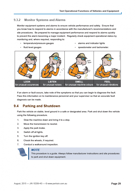 Test Operational Function (RIISAM301F)