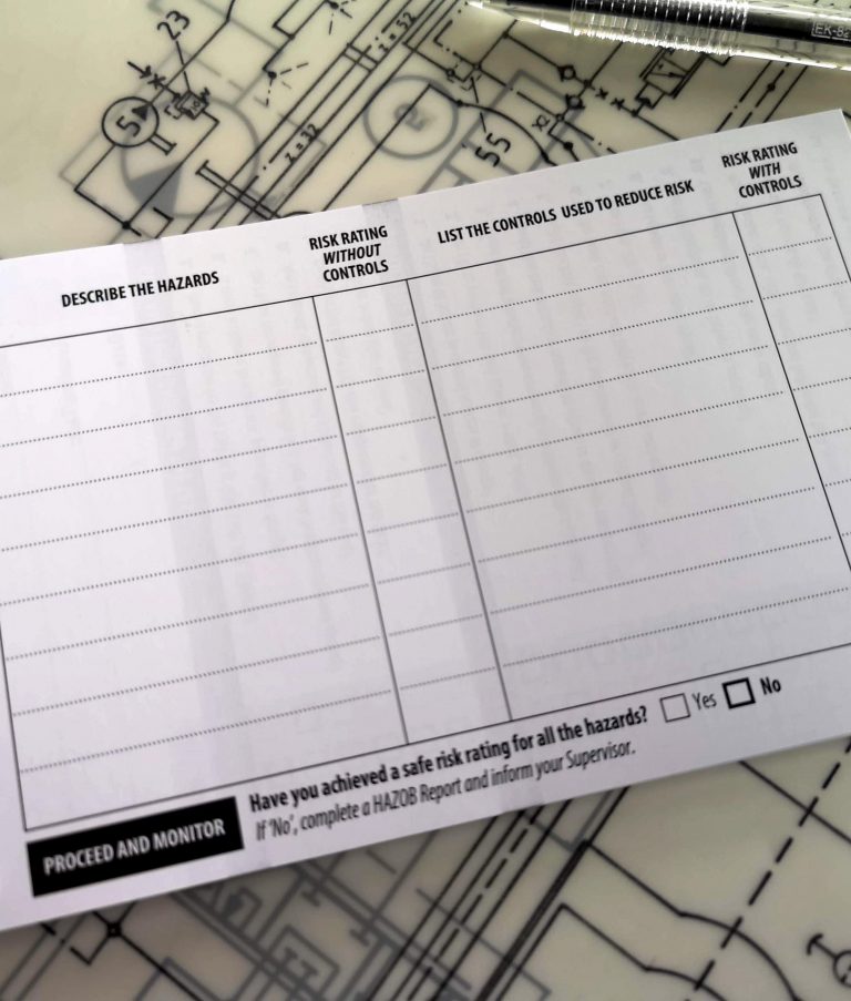 TAKE 5 risk assessment checklist book for $4.95 each